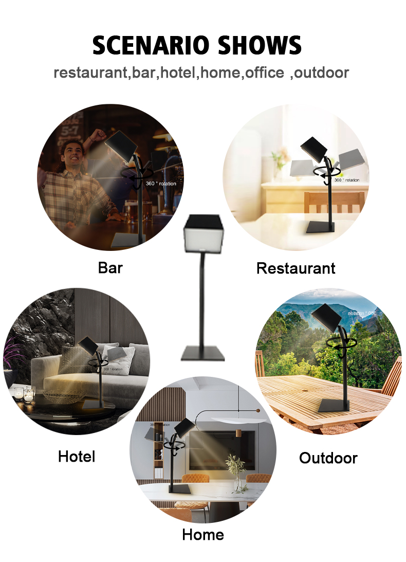 BC1002R Adjustable angle four-sided table lamp – Inwood Electronic Co ...