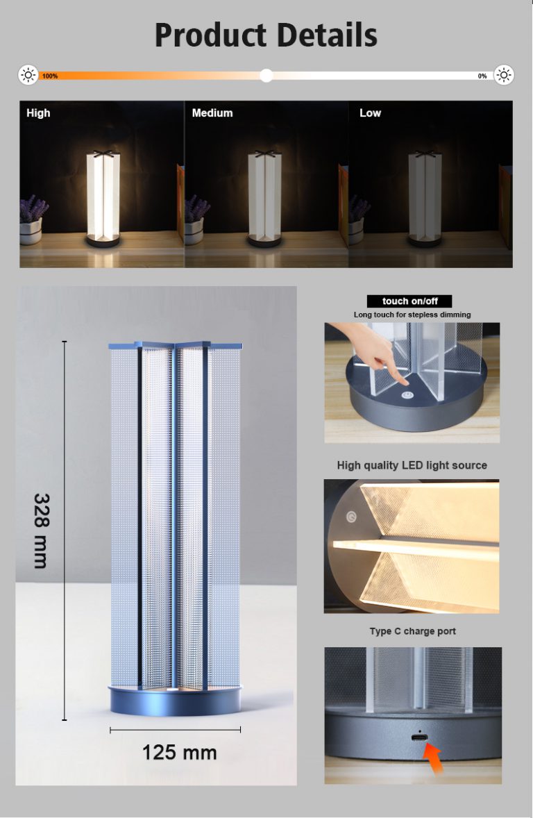 BC1026 Acrylic light guide lamp - Shen Zhen Litelogy Co. LTD. | Table ...
